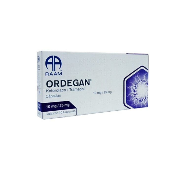 ORDEGAN 10/25 MG C/10 TAB – Botica Central