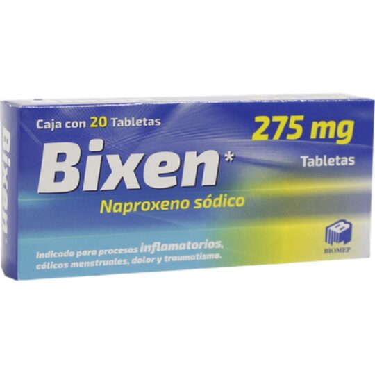 BIXEN 275 MG C/20 TAB – Botica Central