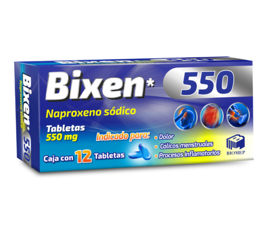 BIXEN 550 MG C/12 TAB – Botica Central