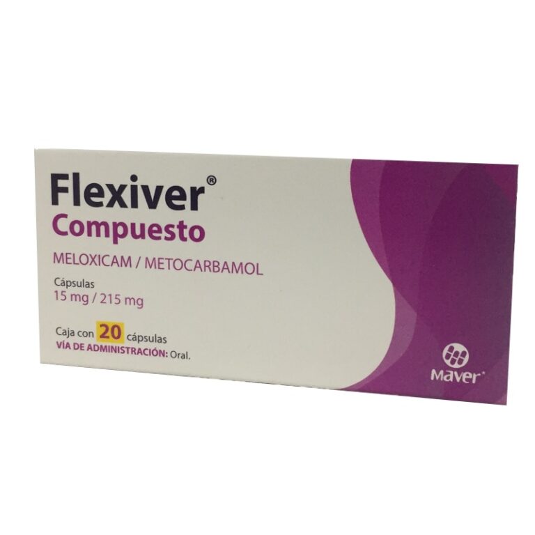 FLEXIVER COMPUESTO 15 / 215 MG C/20 CAP – Botica Central