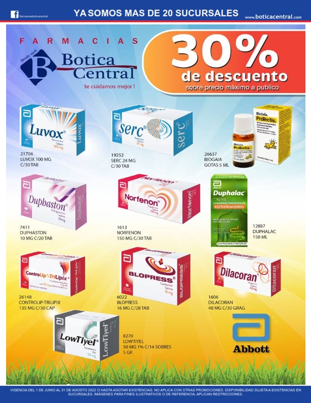 Botica Central – Sitio Oficial