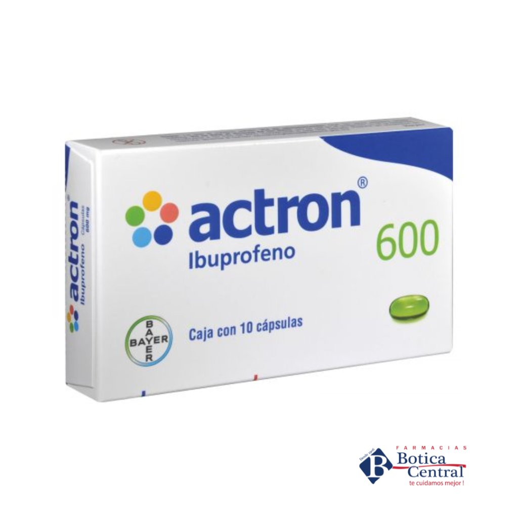 ACTRON 600 MG C/10 CAP – Botica Central