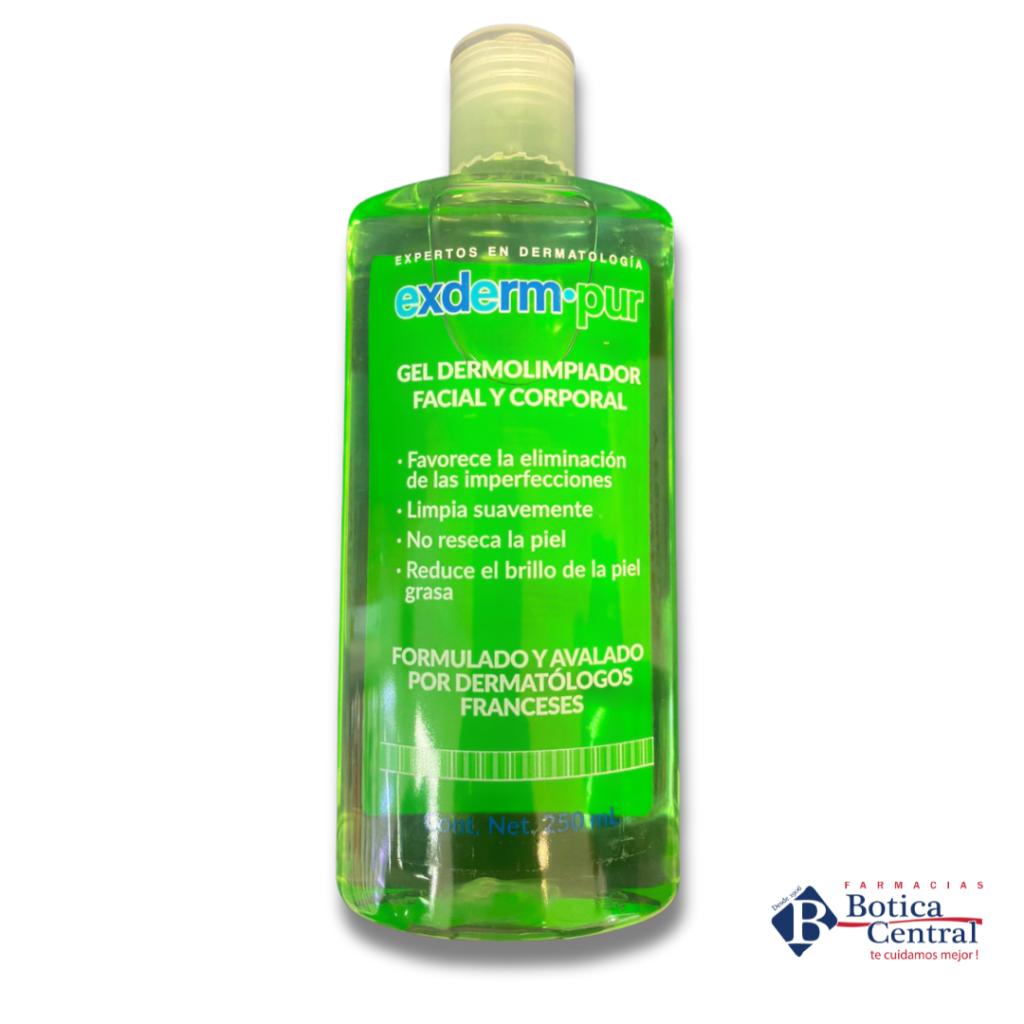 EXDERM PUR GEL DERMOLIMPIADOR 250ML – Botica Central