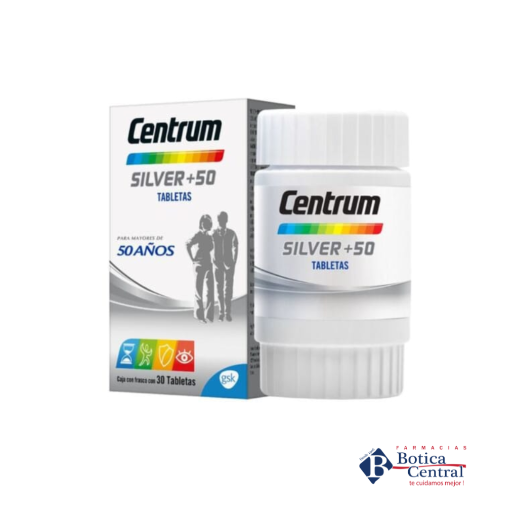 CENTRUM SILVER C/30 TAB – Botica Central