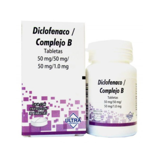 DICLOFENACO/COMPLEJO B C/30 TAB «ULTRA» – Botica Central