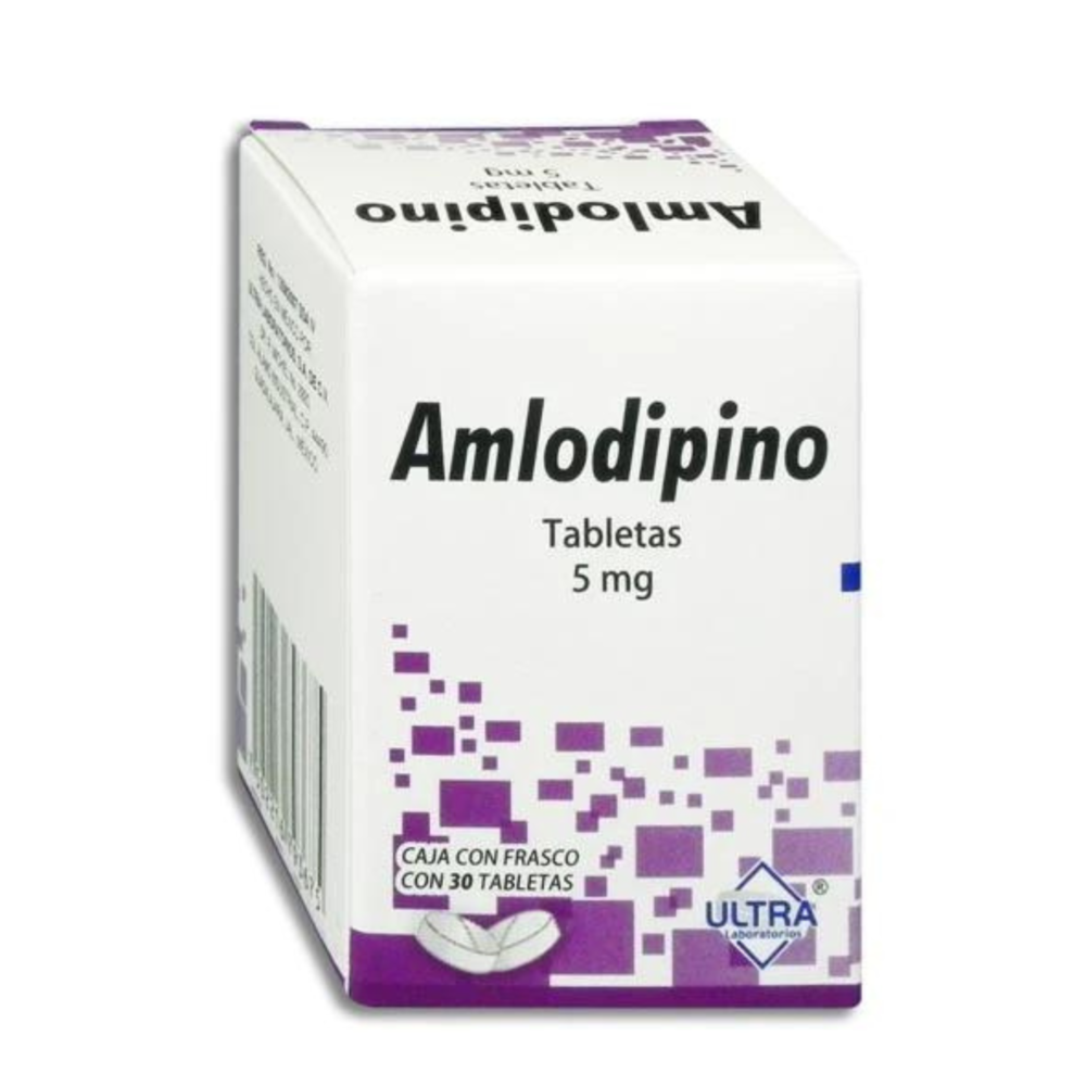 AMLODIPINO 5 MG C/30 TAB «ULTRA» – Botica Central