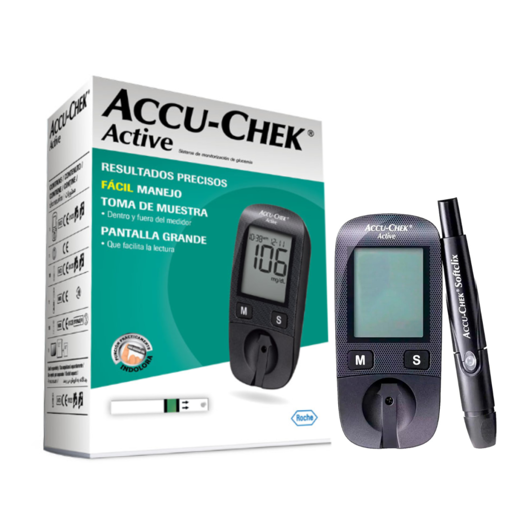 GLUCOMETRO «ACCU-CHECK» ACTIVE – Botica Central