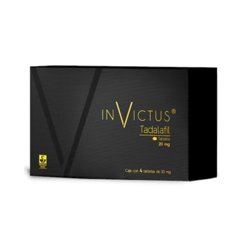 INVICTUS 20 MG C/4 TAB – Botica Central