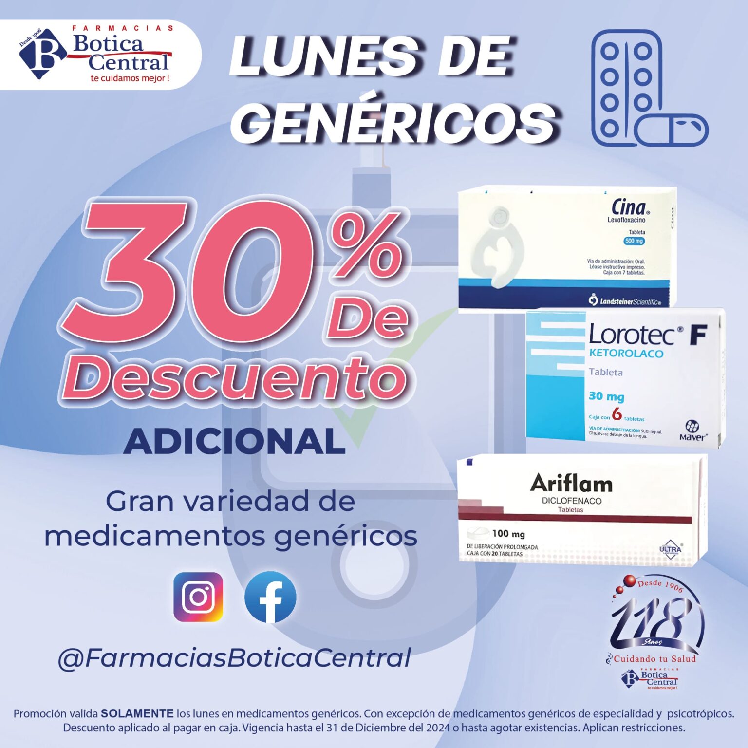 Botica Central – Sitio Oficial